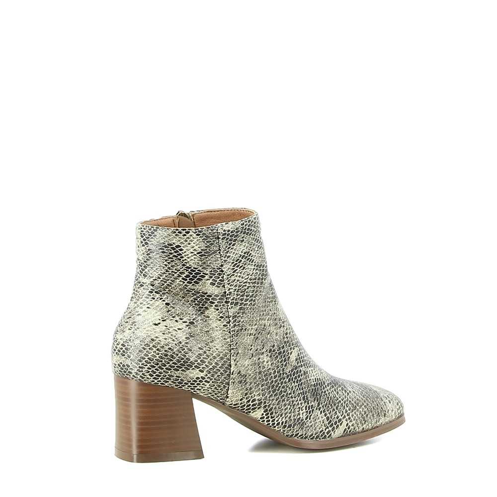 Boots dorée à talon